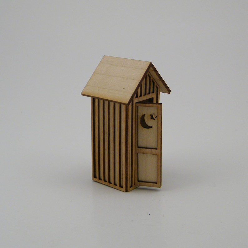 1:48 Scale Outhouse Kit - Etsy
