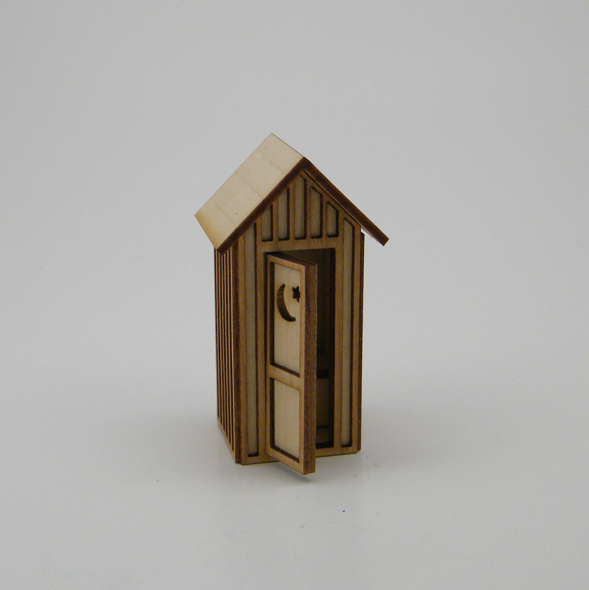 1:48 Scale Outhouse Kit - Etsy