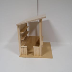 Dollhouse Miniature Market Stall Kit - Etsy