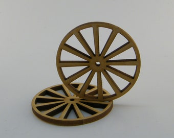 Wooden Miniature Wheels - Etsy