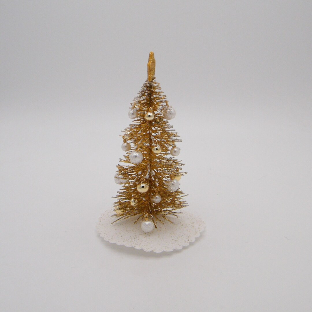 Dollhouse Miniature Decorated Christmas Tree - Etsy