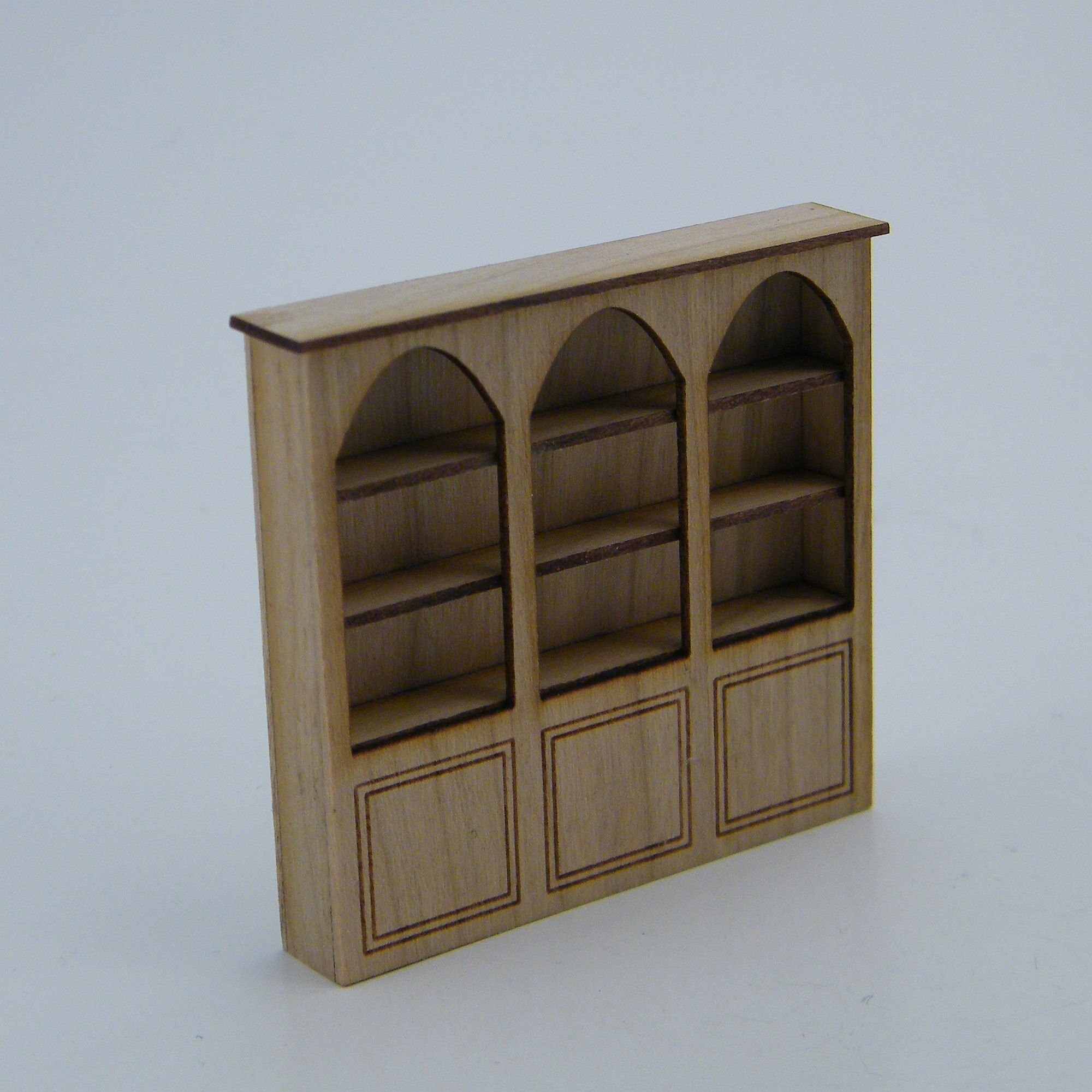 1:48 Scale Triple Bookcase Kit | Etsy