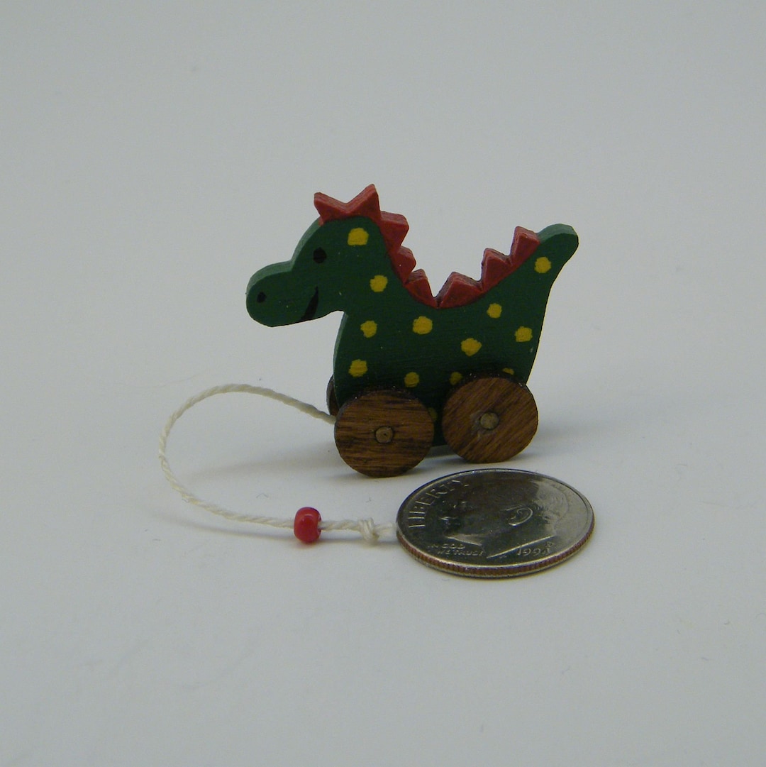 1:12th Scale Dragon Pull Toy - Etsy