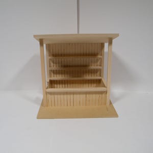 Dollhouse Miniature Market Stall Kit - Etsy