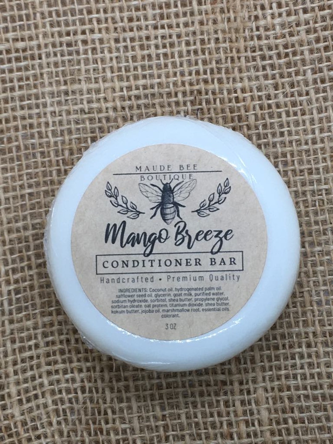 Handcrafted Mango Breeze Conditioner Bar – Natural Hair Care - Etsy
