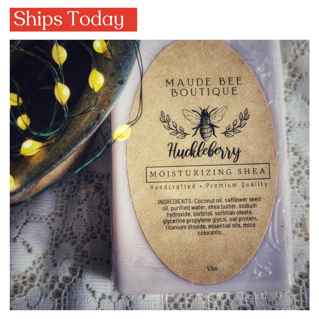 Berry Soap, Homemade Huckleberry Soap, Artesian, Huckleberry, Shea ...