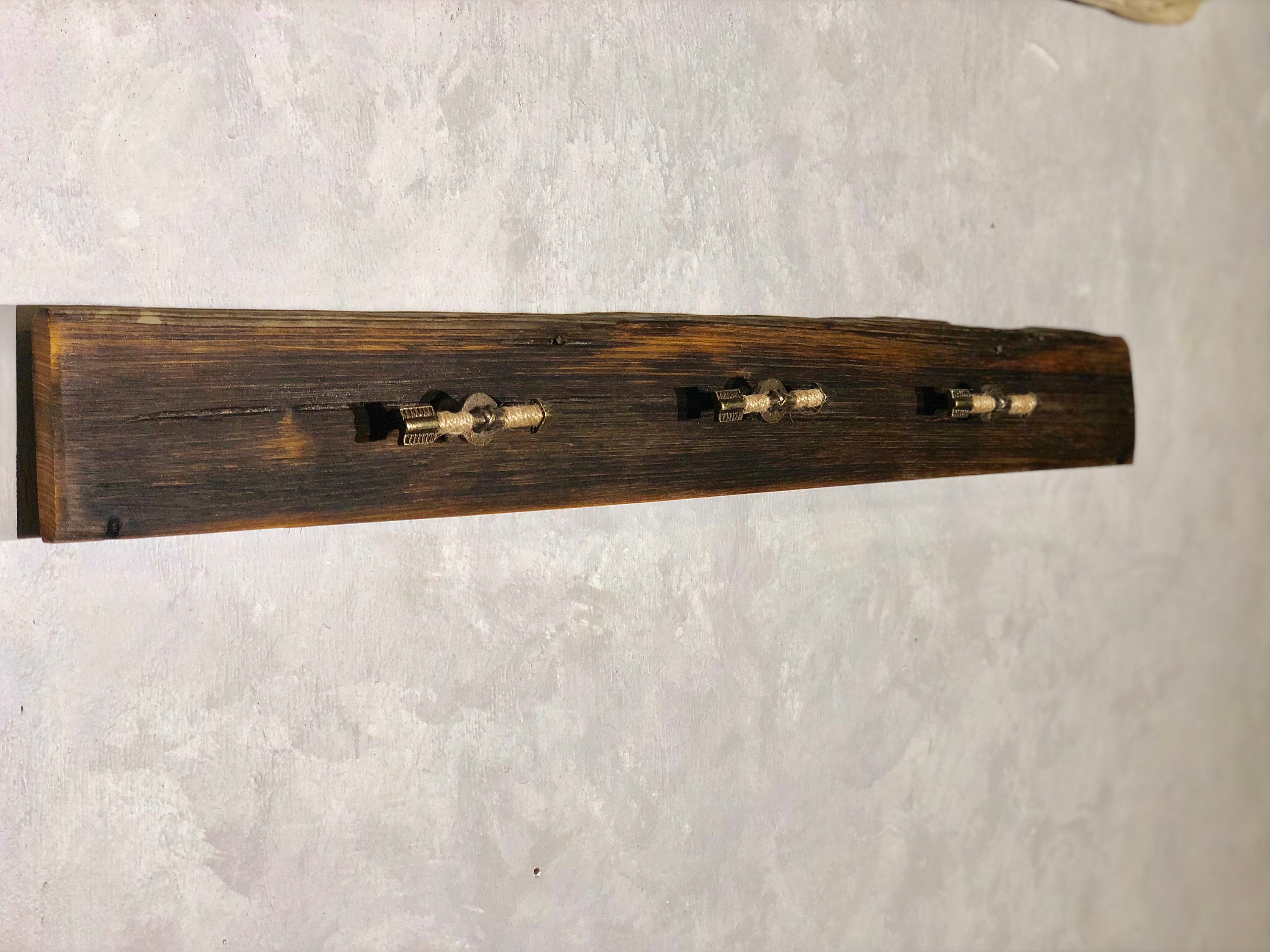Rustic Driftwood Coat Rack With Arrow Hooks, Farm House Coat Rack With ...