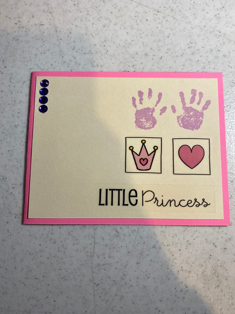Little Princess Handprints - Etsy