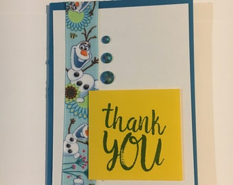 Olaf Thank You | Etsy
