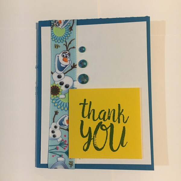 Olaf Thank You - Etsy