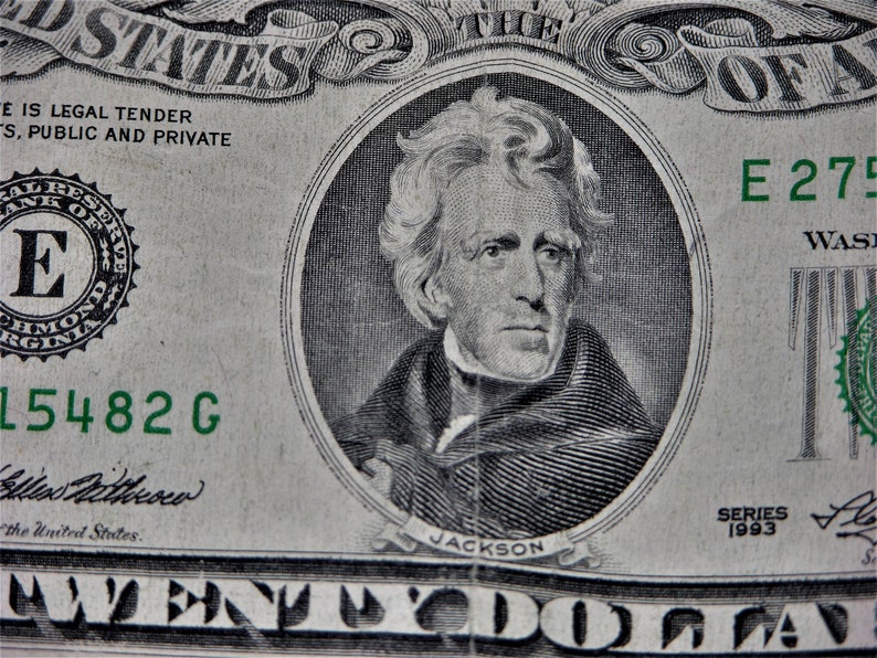1993 Series 20 Dollar Bill Etsy 1993-series-20-dollar-bill-etsy