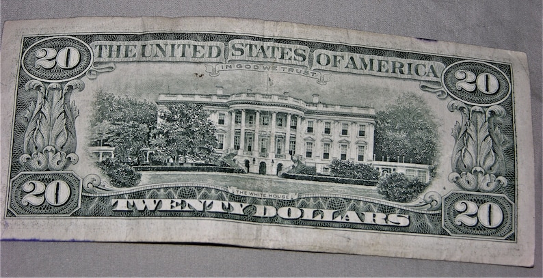1993 Series 20 Dollar Bill Etsy 1993-series-20-dollar-bill-etsy