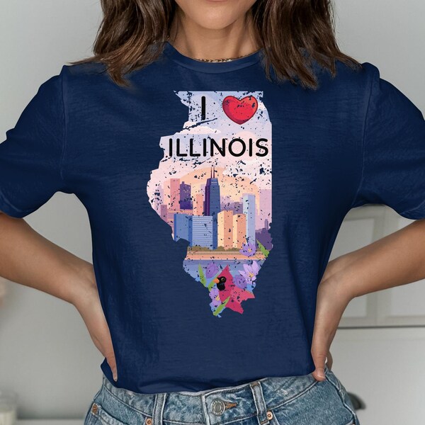 I Love Illinois - Etsy