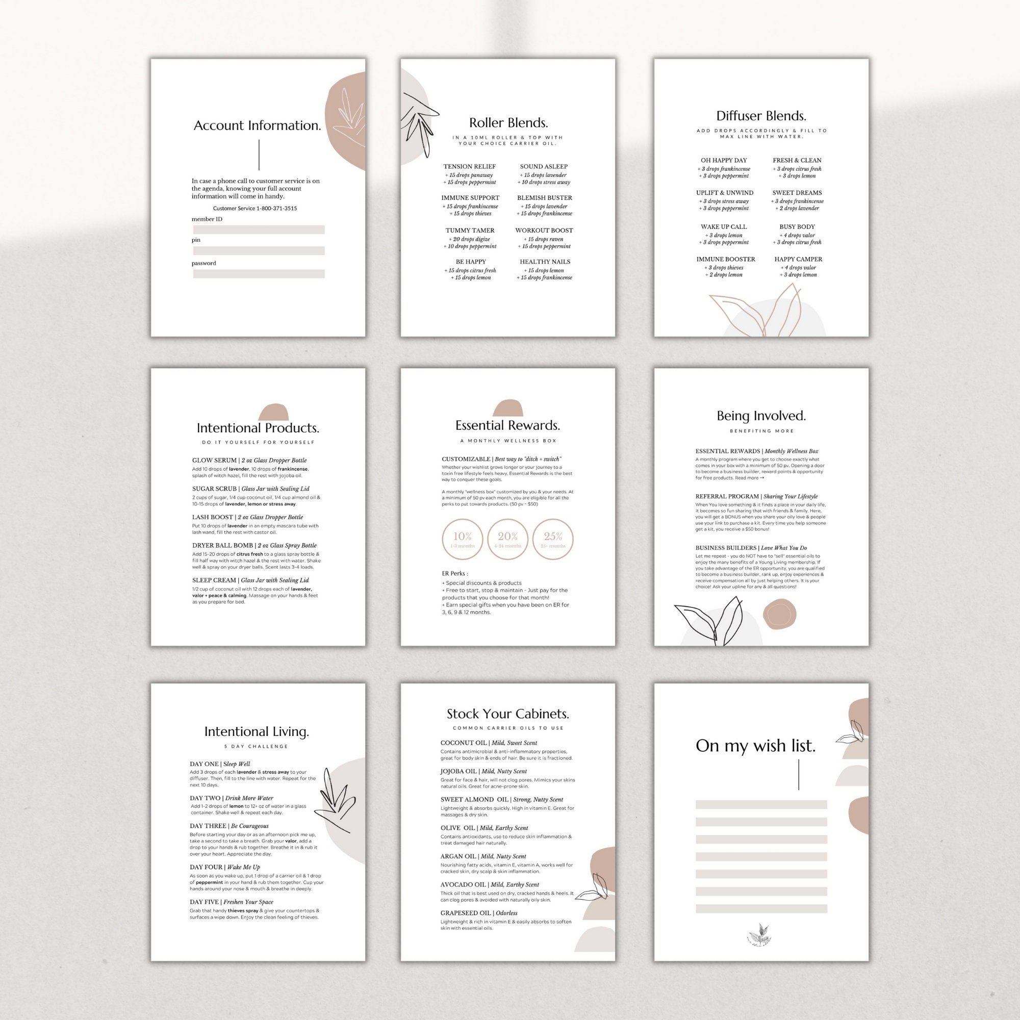 Welcome Packet | Essential Oil Business | INSTANT Download - Etsy
