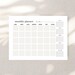 Monthly Planner PRINTABLE | to Do List | Simple Modern Monthly Planning ...