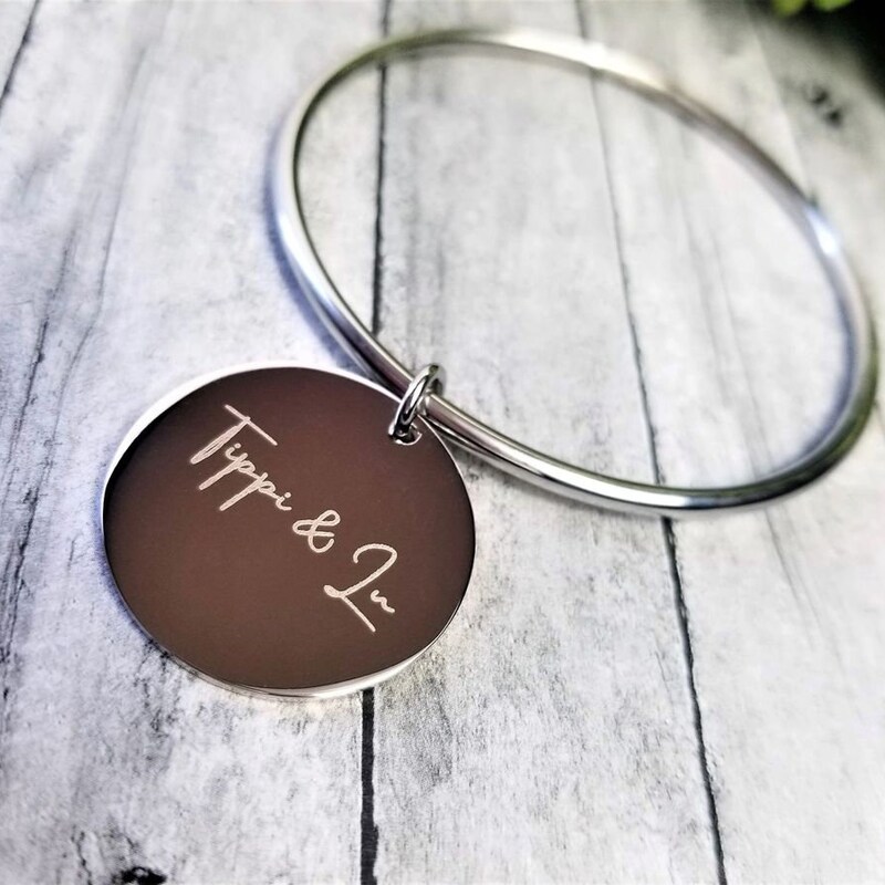 Stainless Steel Bangle - Etsy