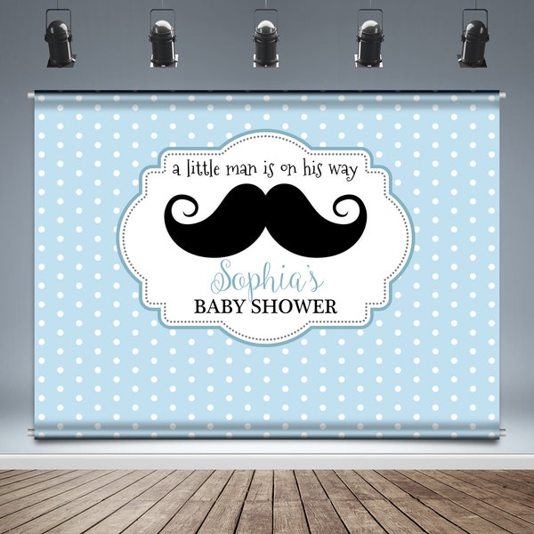 Little Man Backdrop - Etsy