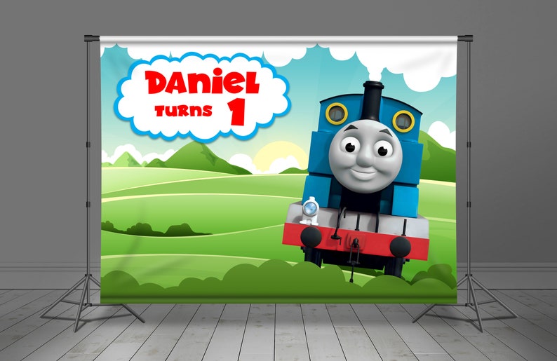 Thomas and Friends Backdrop Banner Trains Theme Birthday - Etsy Hong Kong