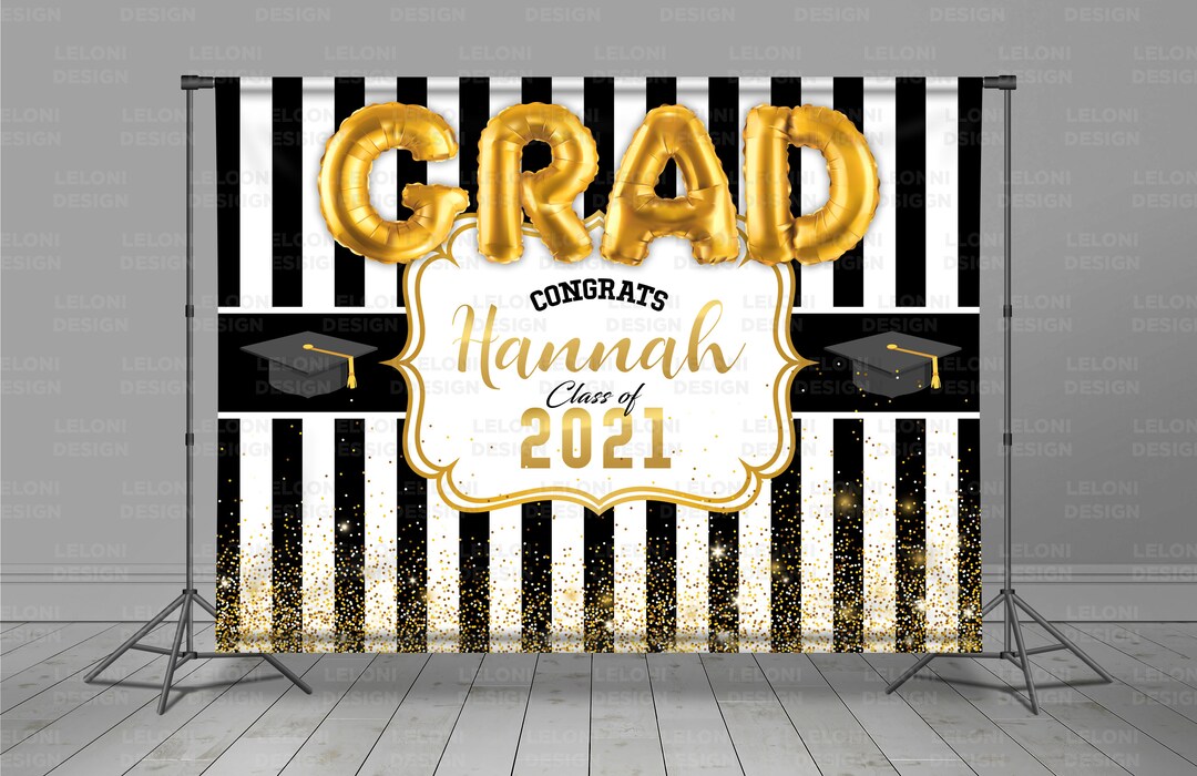 Graduation Backdrop, Graduation Step and Repeat, Prom Backdrop, Class ...