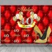 Step and Repeat Backdrop Banner Red and Gold Shoes Theme - Etsy