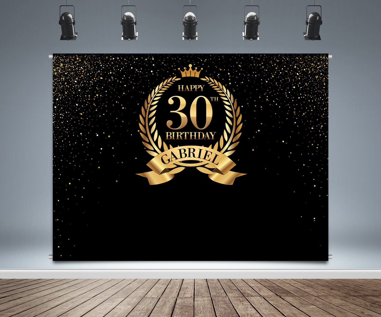 30th Birthday Backdrop Banner Anniversary Wedding Sweet 16 - Etsy