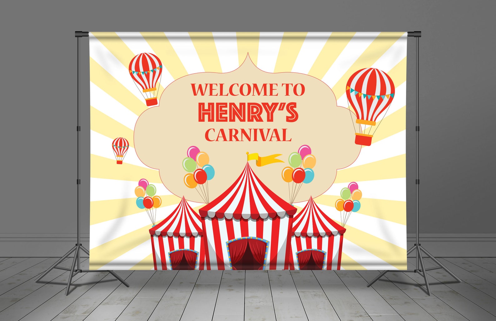 Carnival Backdrop Banner Circus Tent Theme Birthday - Etsy