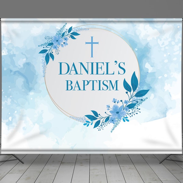 Christening Backdrop - Etsy