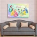 Princess Canvas Print Kids Gift Idea Nursery Decor Custom - Etsy