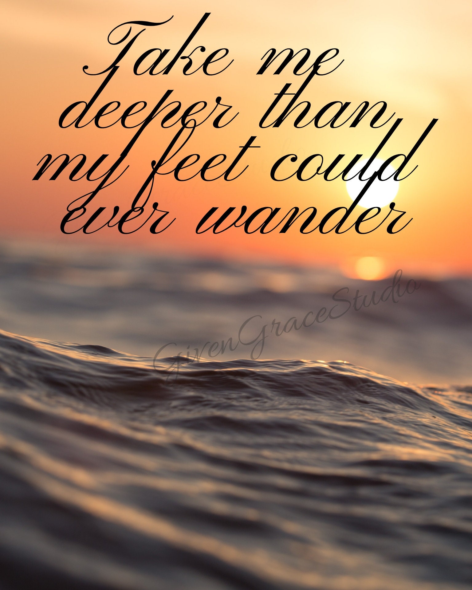 Take Me Deeper Than My Feet Could Ever Wonder DIY Digital - Etsy UK Take Me Deeper Than My Feet Could Ever Wonder DIY Digital - Etsy UK