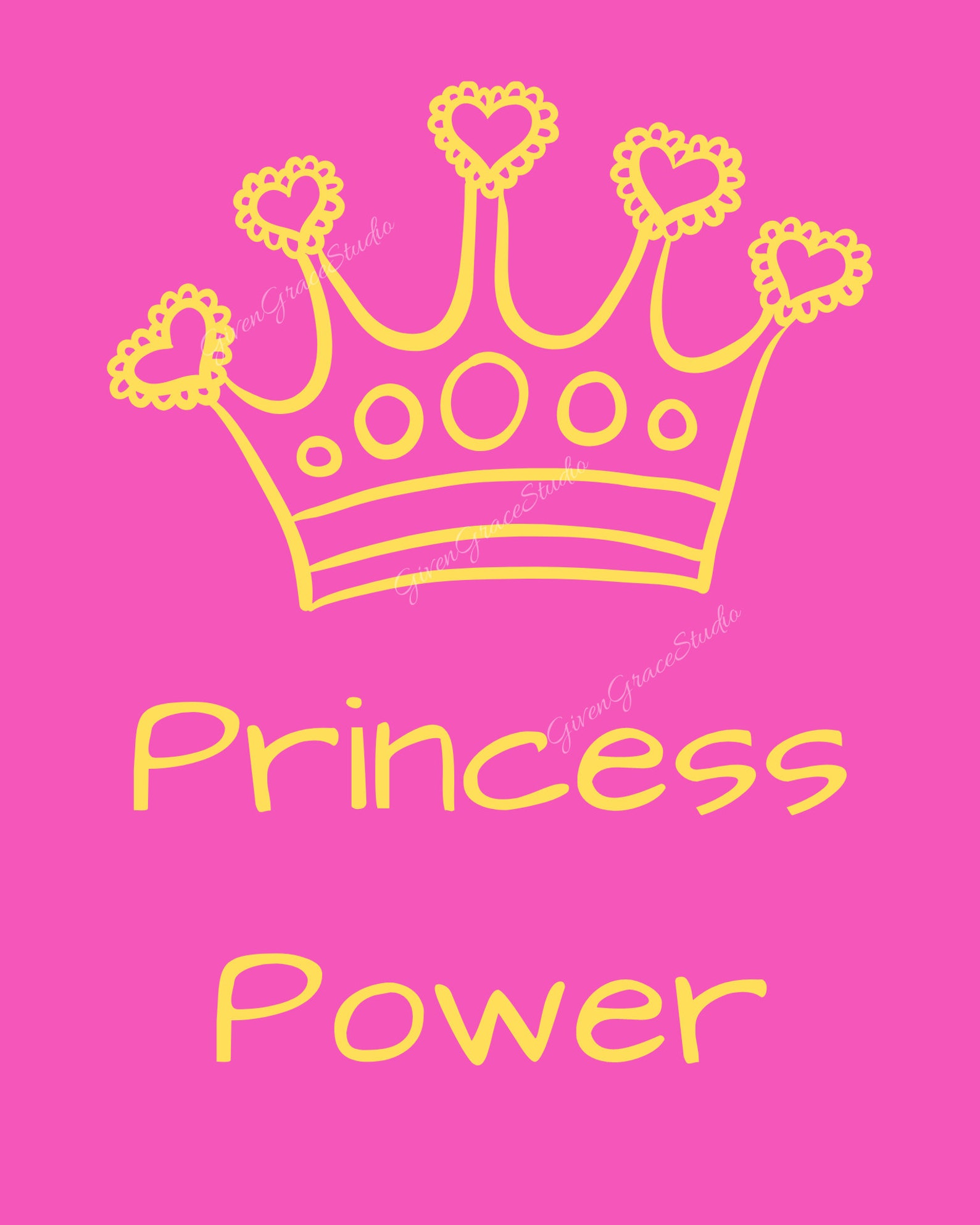 Princess Power Digital Download, DIY, Wall Art, - Etsy