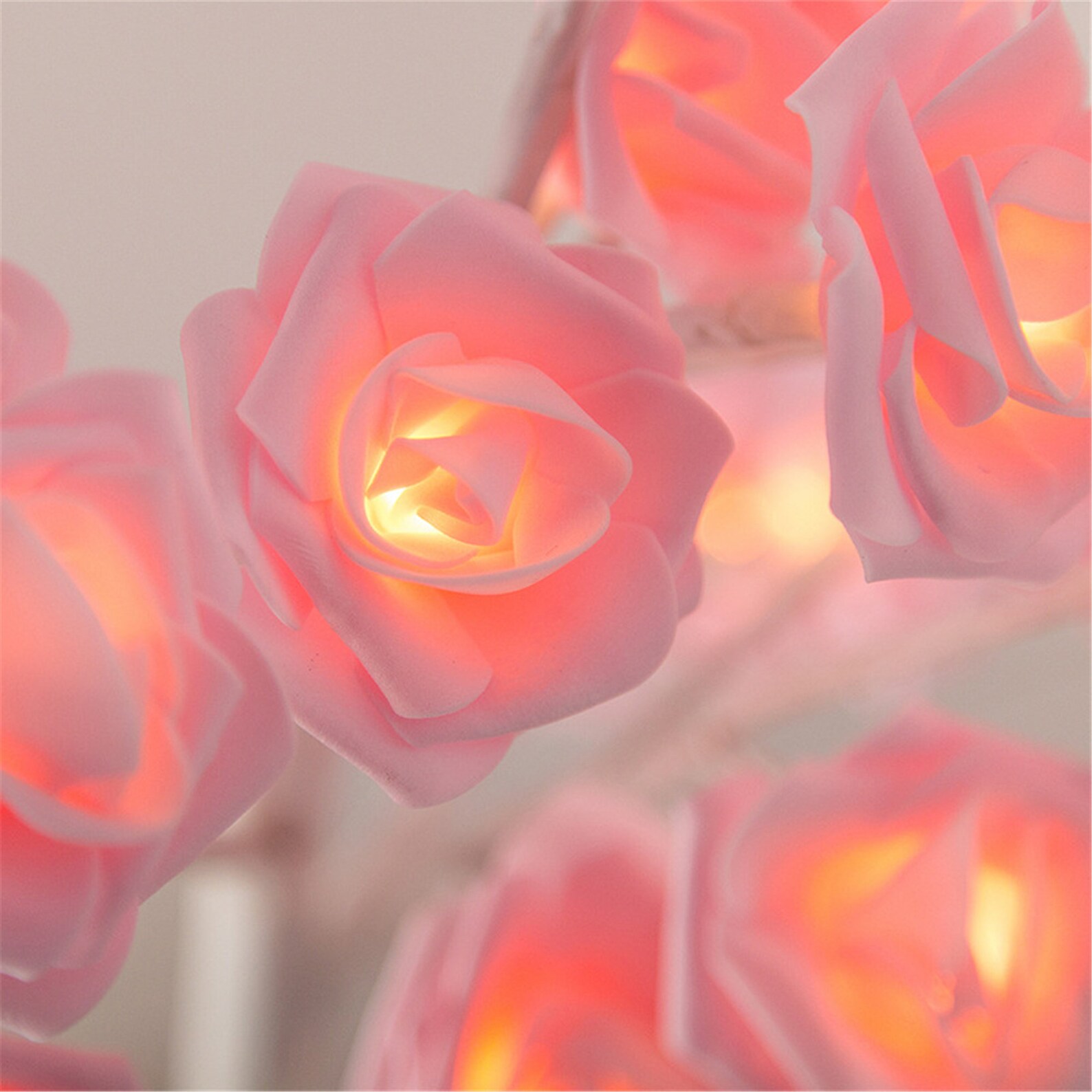 Handmade lamp rose table lamp gift | Etsy