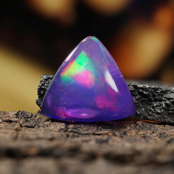 Purple Fire Opal - Etsy