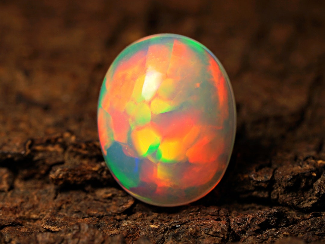 AAA Grade Natural Ethiopian Welo Opal Oval Shape Cabochon, Loose ...