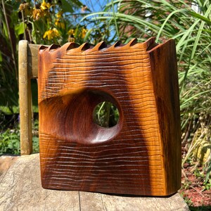 Modern Hand Carved Walnut Decor - Etsy