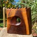Modern Hand Carved Walnut Decor - Etsy