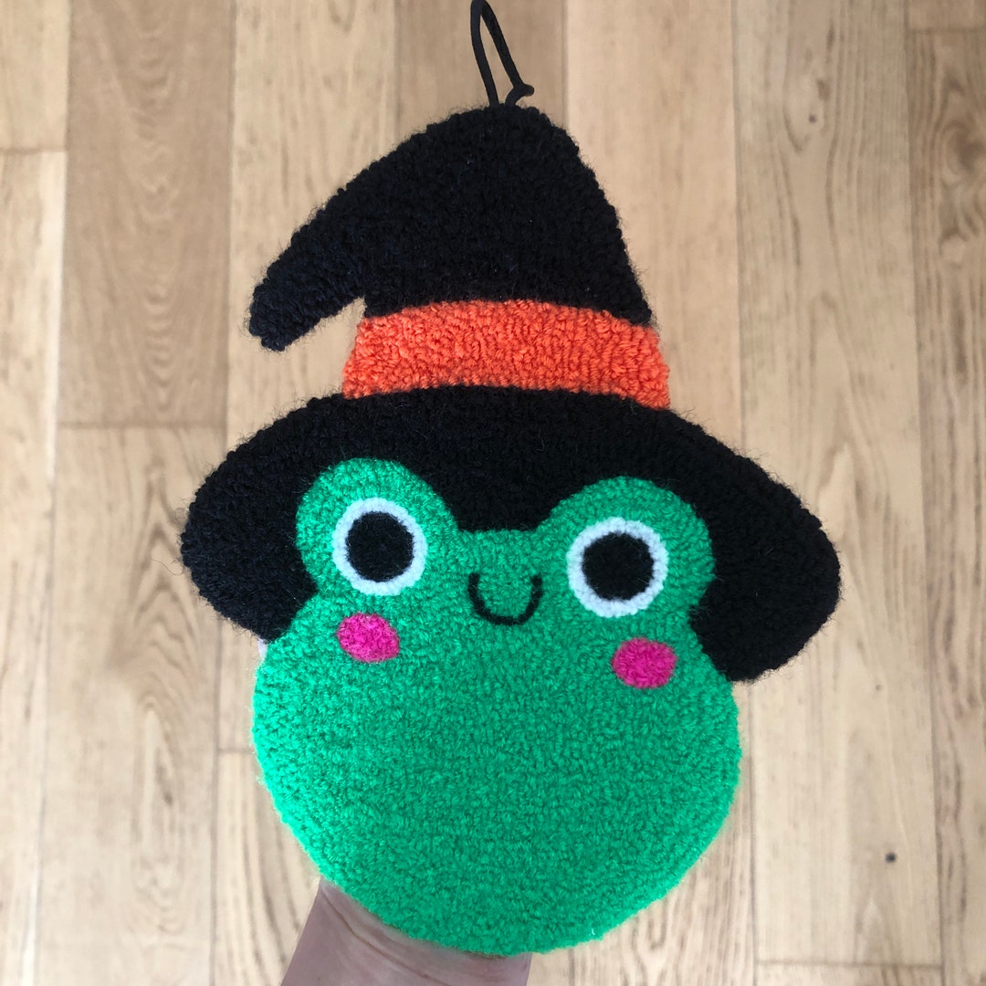 Frog Buddies Handmade Punch Needle Wall Hanging - Etsy