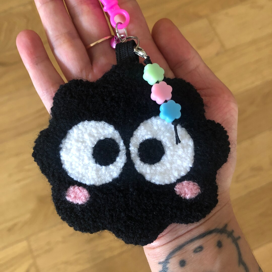 Handmade Punch Needle Bag Charm / Keychain - Etsy