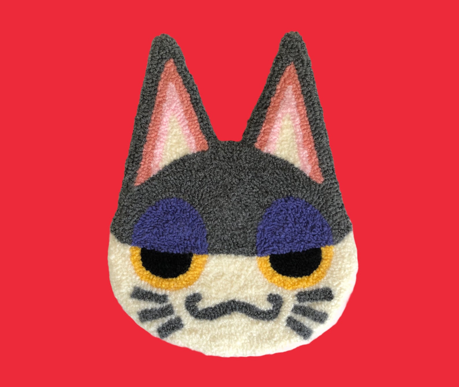 Animal Crossing Punchy Inspired Handmade Punch Needle Wall - Etsy