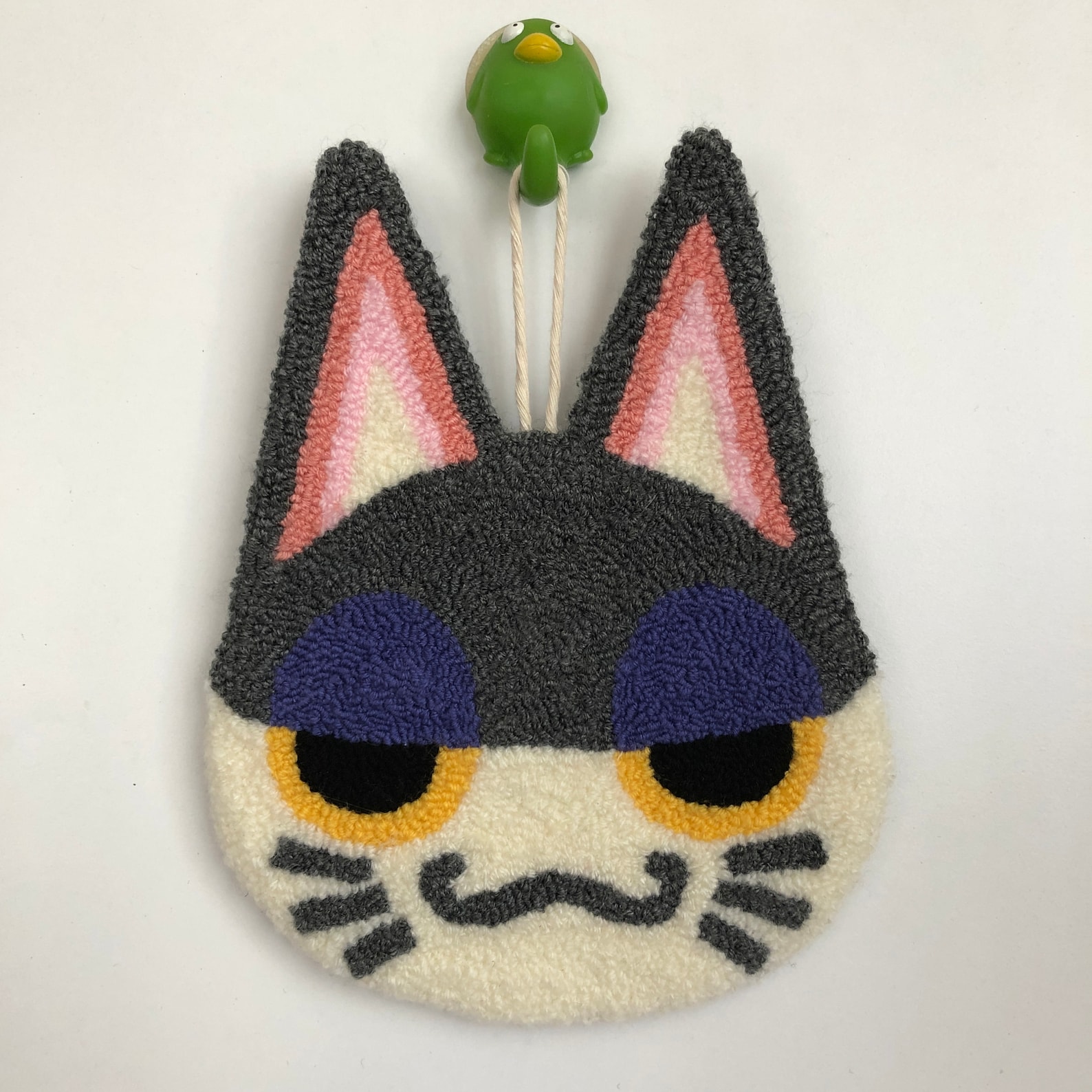Animal Crossing Punchy Inspired Handmade Punch Needle Wall - Etsy