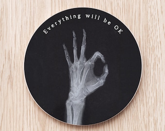 Ok Skeleton Hand - Etsy