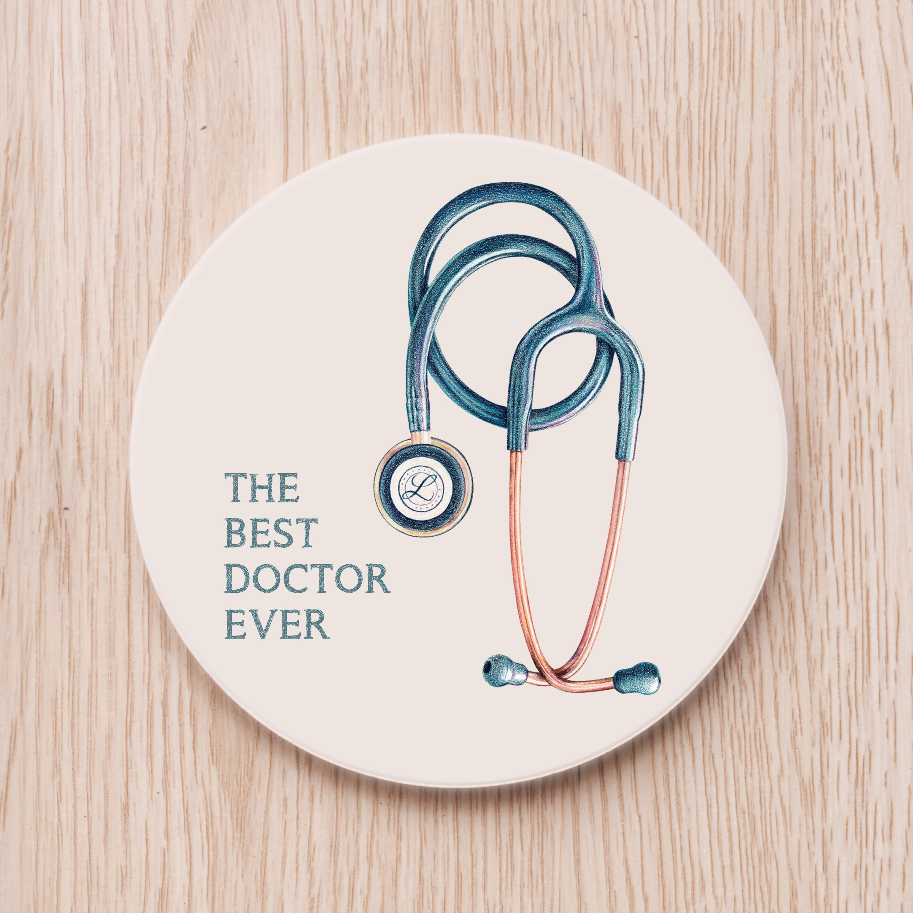 Best Doctor Custom Ceramic Coaster Personalized Office Decor Medical ...