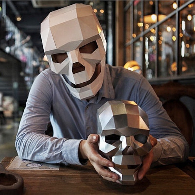 Skeleton Mask - Etsy