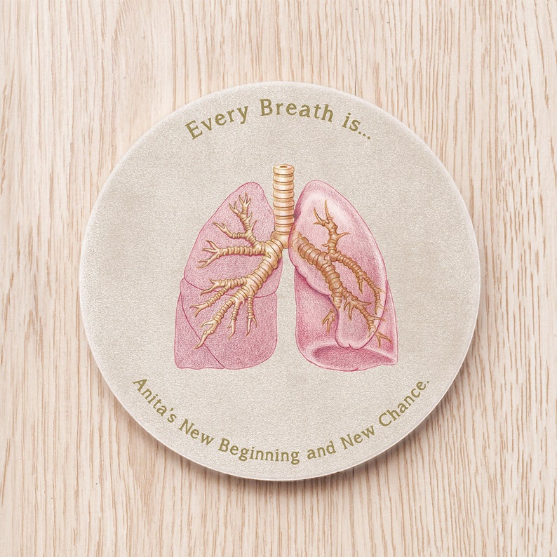 Lung Personalized Coaster Doctor Medical Student Nurse Pulmonologist ...