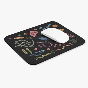 Bacteria Mouse Pad, Microbe Mouse Mat, Medical Lab Tech MLS MLT ...