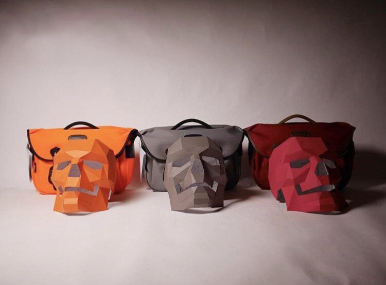 Skull Halloween Mask Costume Decor Crafting Template, Low Poly Skeleton ...