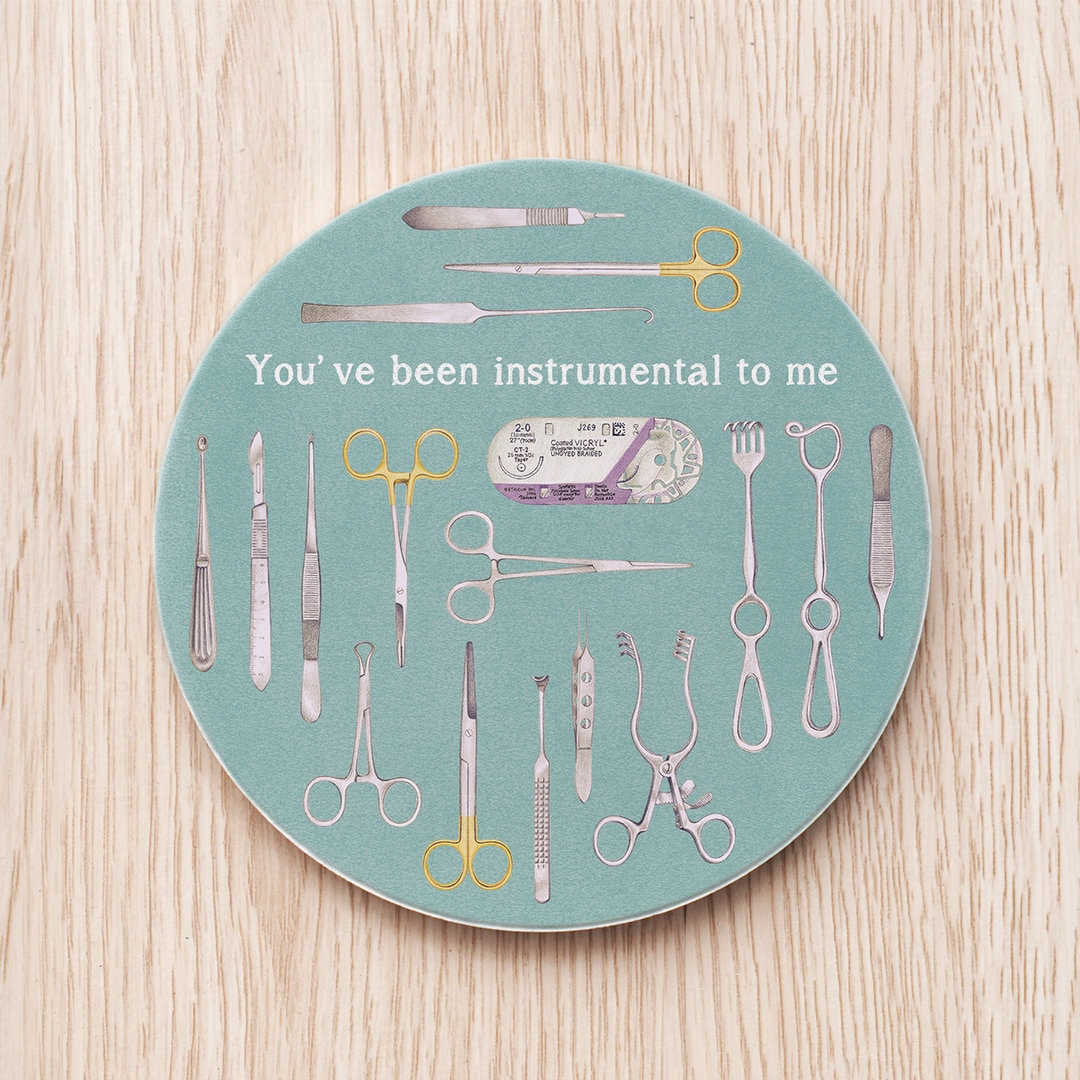 Surgical Instruments Personalized Coaster, Surgical Tech Nurse Gift ...
