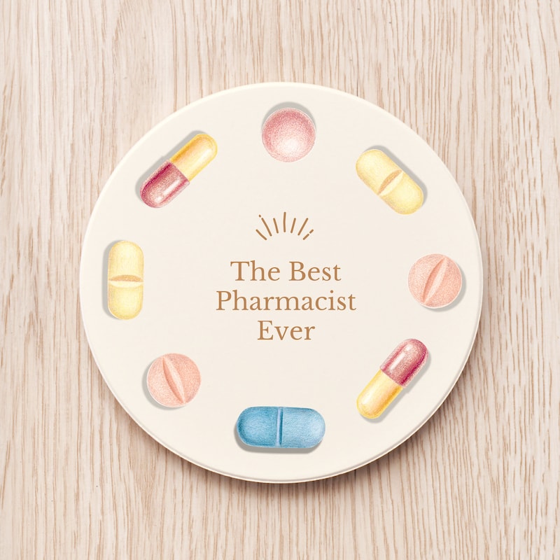 Pill Coaster - Etsy