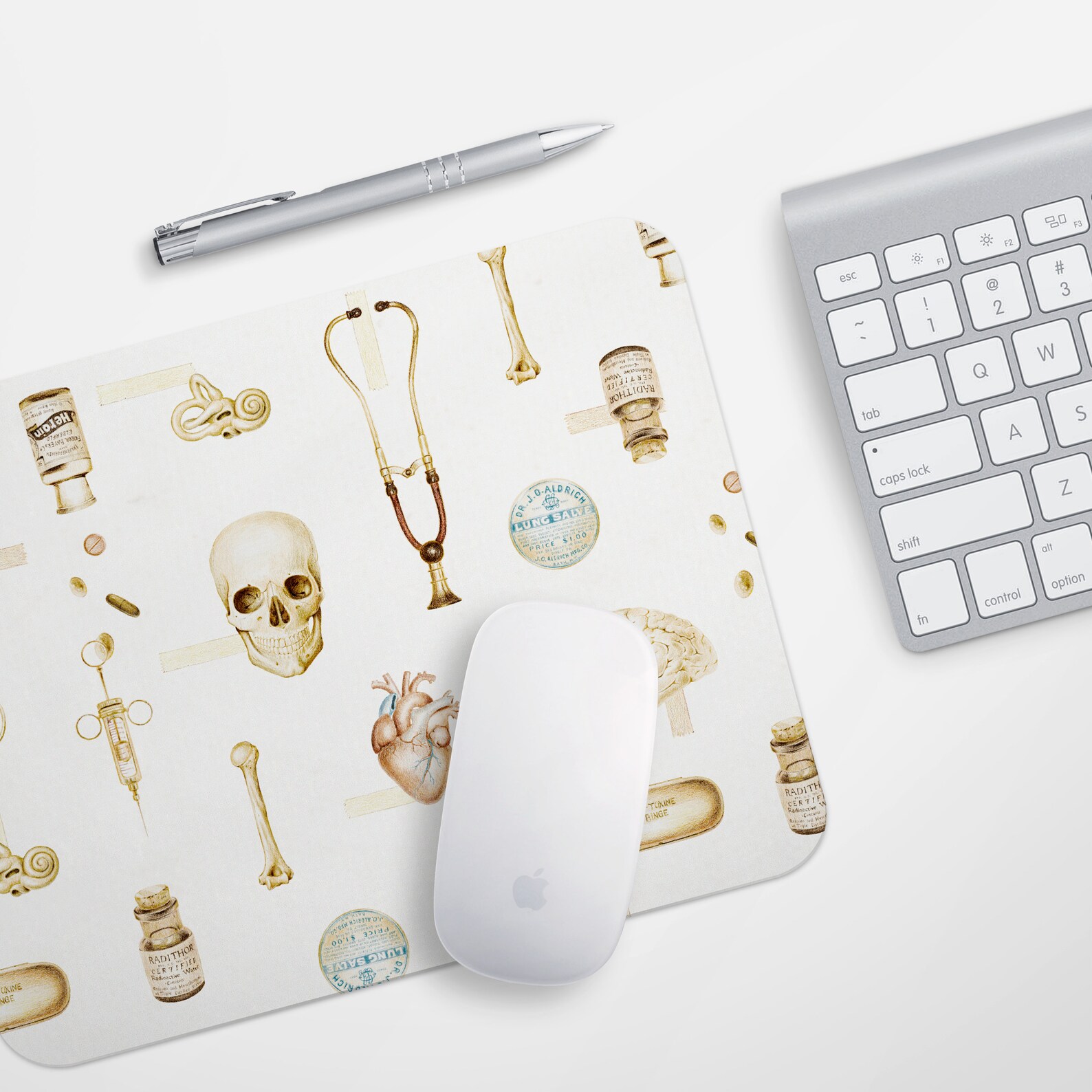 Medical Art Mouse Mat, Mouse Pad, Gift for Doctor, Medical Student Gift ...