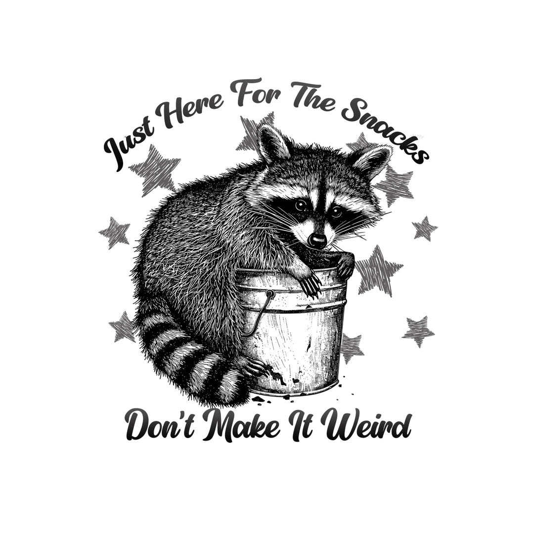 Funny Raccoon PNG Sarcastic Shirt PNG Mental Health DTF Raccoon Animal ...