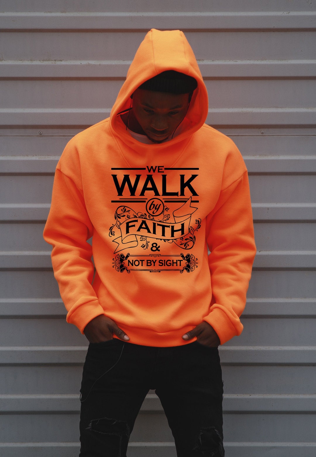 We Walk by Faith Not by Sight Hoodie| Christian Hoodies/ Religious ...